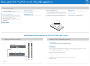 Dell PowerVault NX3200 storage Quick Start Guide | Manualzz
