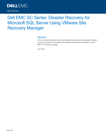 Dell Storage Solution Resources Owner's Manual | Manualzz