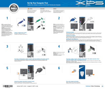 Dell XPS/Dimension XPS Gen 3 desktop Quick Start Guide | Manualzz