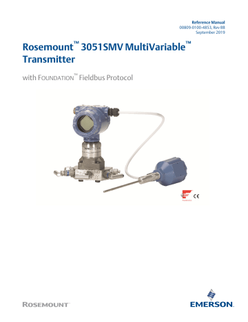 Rosemount 3051SMV MultiVariable Transmitter Owner's Manual | Manualzz