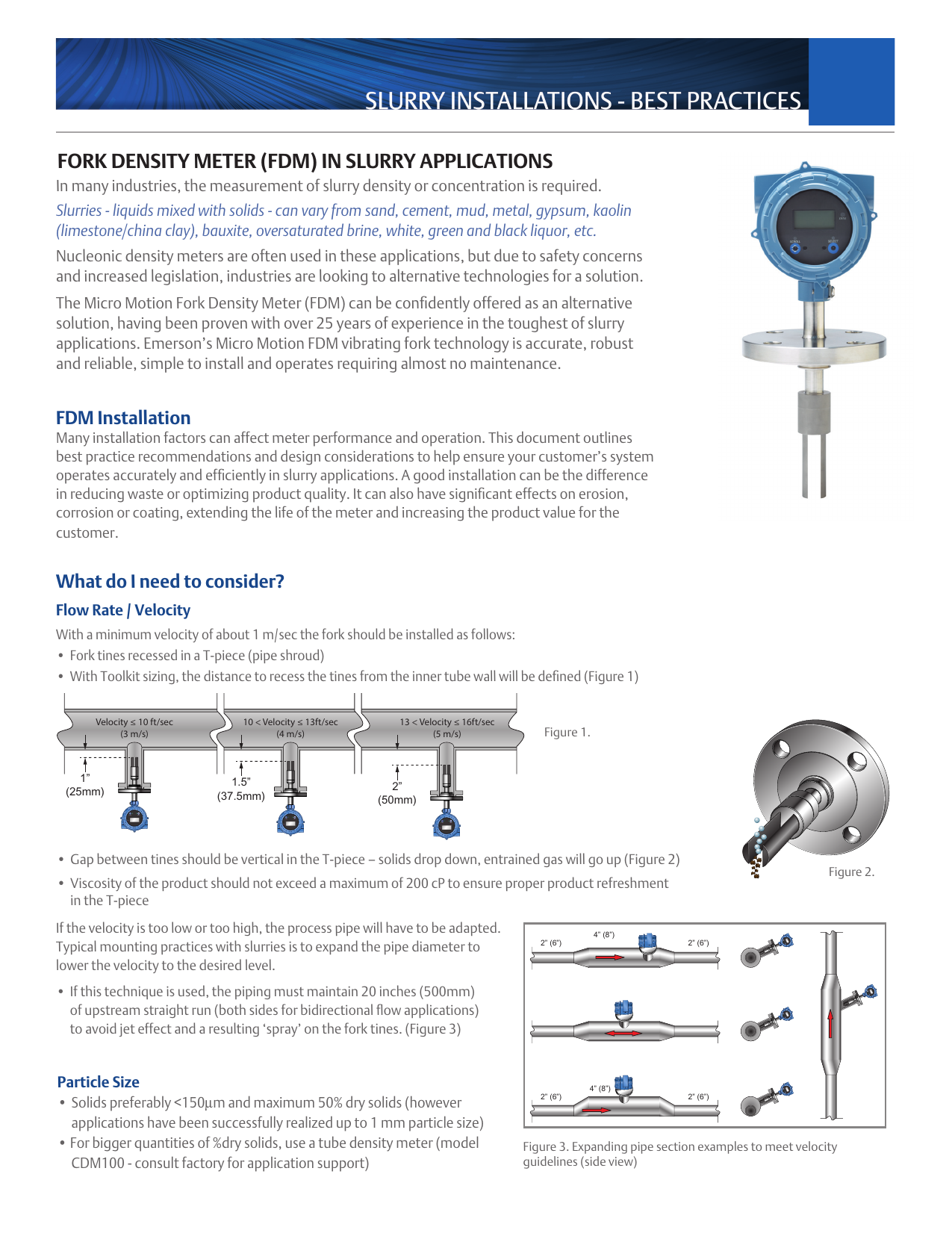 Micro Motion Fork Density Meter Slurry User guide | Manualzz