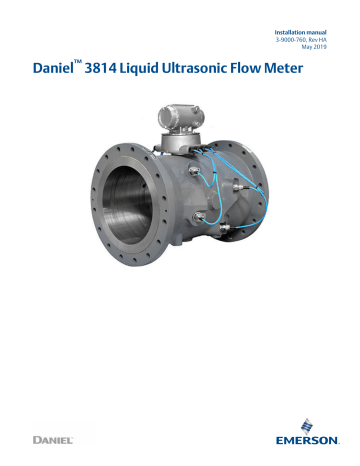 Daniel 3814 Liquid Ultrasonic Flow Meter Installation Manual | Manualzz