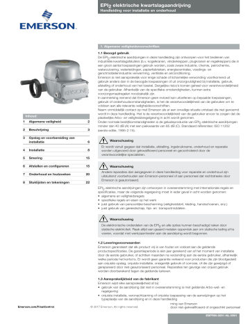Keystone Electric Actuators model EPI-2 IOM de handleiding | Manualzz