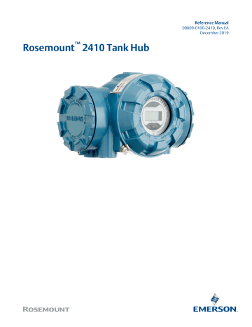 Rosemount 2410 Tank Hub Reference Manual | Manualzz