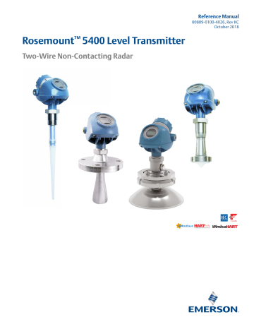 Application examples. Rosemount 5400 Level Transmitter Two-Wire Non ...