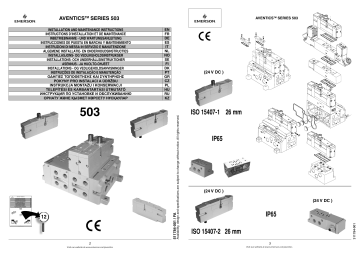 AVENTICS Series 503 Pneumatic Valve System Owner's Manual | Manualzz