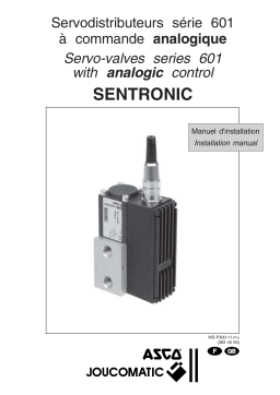 Asco Series 601 Servo-Valves - User manual