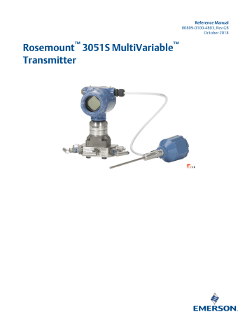 Rosemount 3051S MultiVariable™ Transmitter Owner's Manual | Manualzz