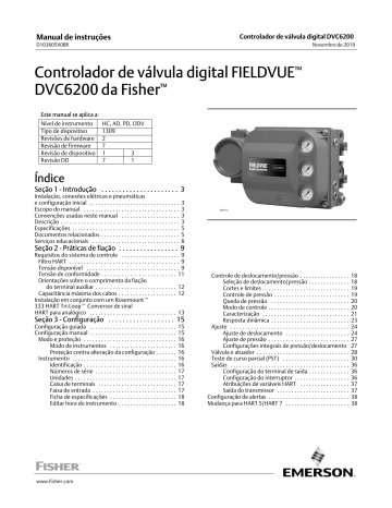 Fisher Controlador digital de válvulas DVC6200 FIELDVUE (FIELDVUE ...