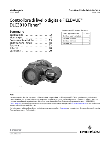 Fisher Controllore di livello digitale FIELDVUE DLC3010 (DLC3010 ...