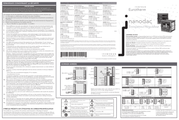 Eurotherm nanodac - DVD insert Manuel du propriétaire | Manualzz