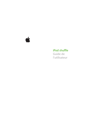Apple iPod shuffle Mode d'emploi | Manualzz