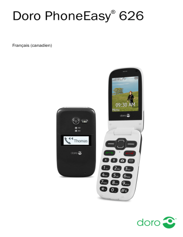 Doro PhoneEasy 626 Mode d'emploi | Manualzz