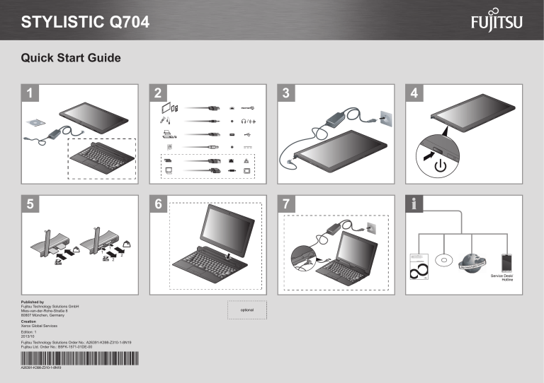 Fujitsu Stylistic Q704 Instructions | Manualzz