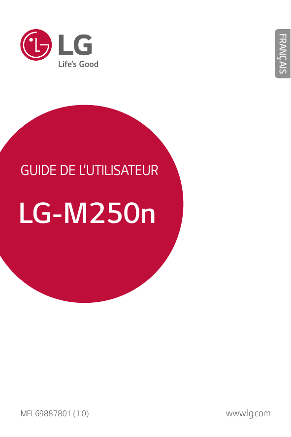 LG M250N Mode d'emploi | Manualzz