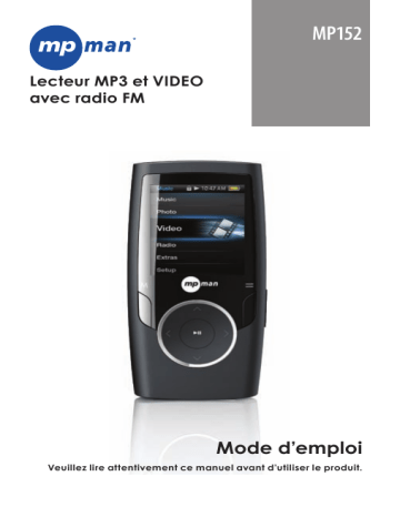 MPMan MP 152 Mode d'emploi | Manualzz