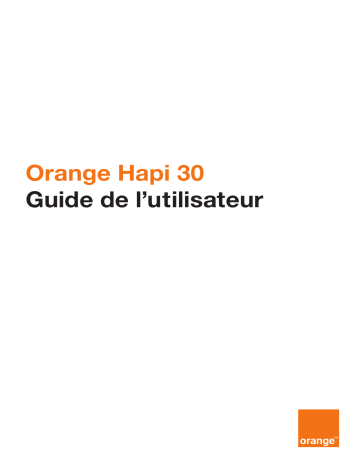 ORANGE Hapi 30 Mode d'emploi | Manualzz