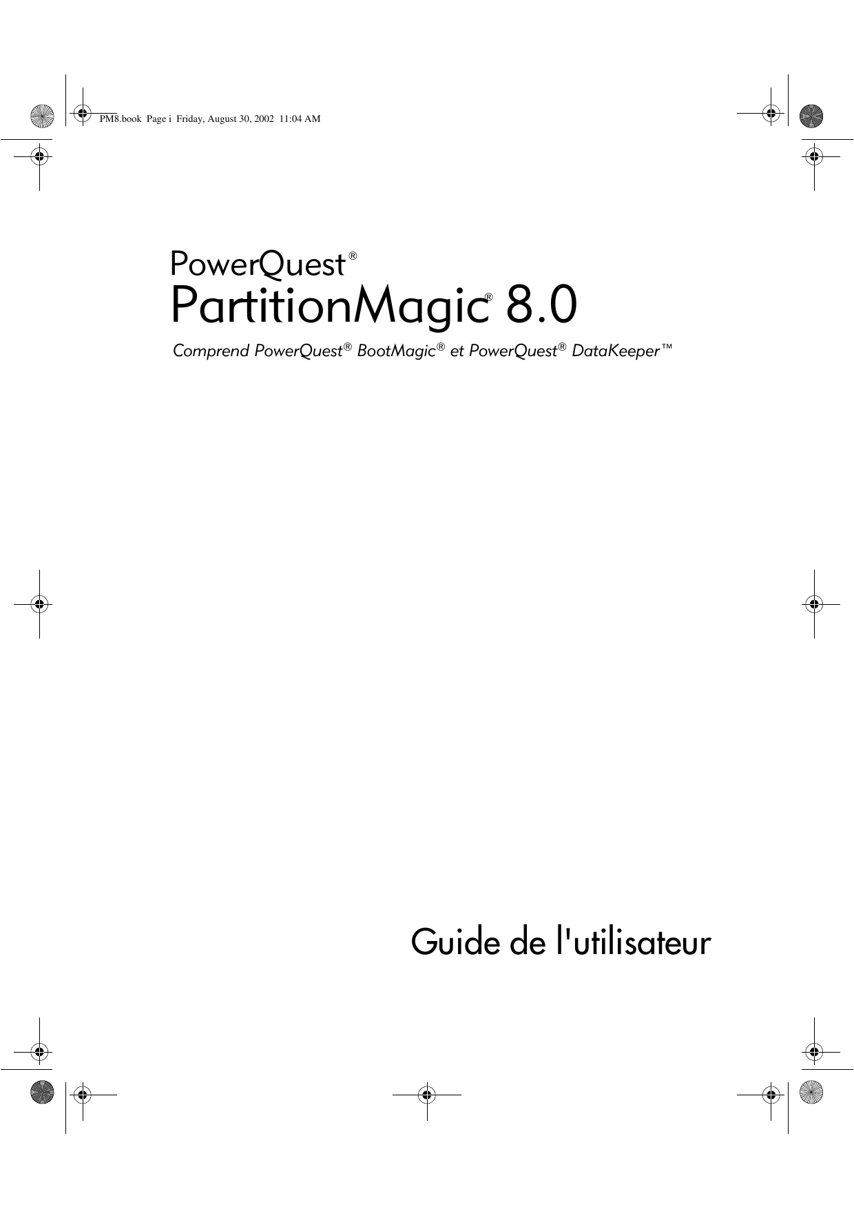 Symantec PartitionMagic v8.0 Mode d'emploi | Manualzz