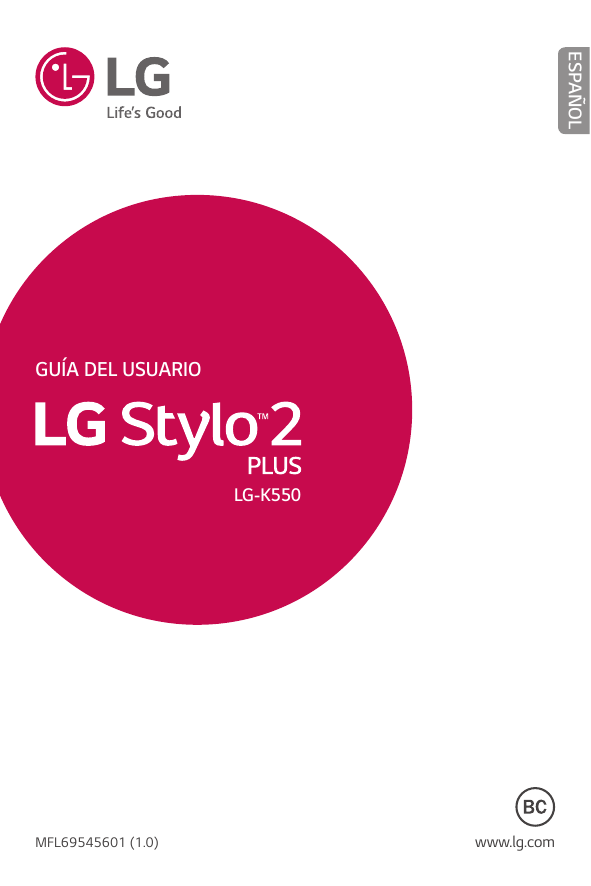 LG K550 T-Mobile Guía del usuario | Manualzz