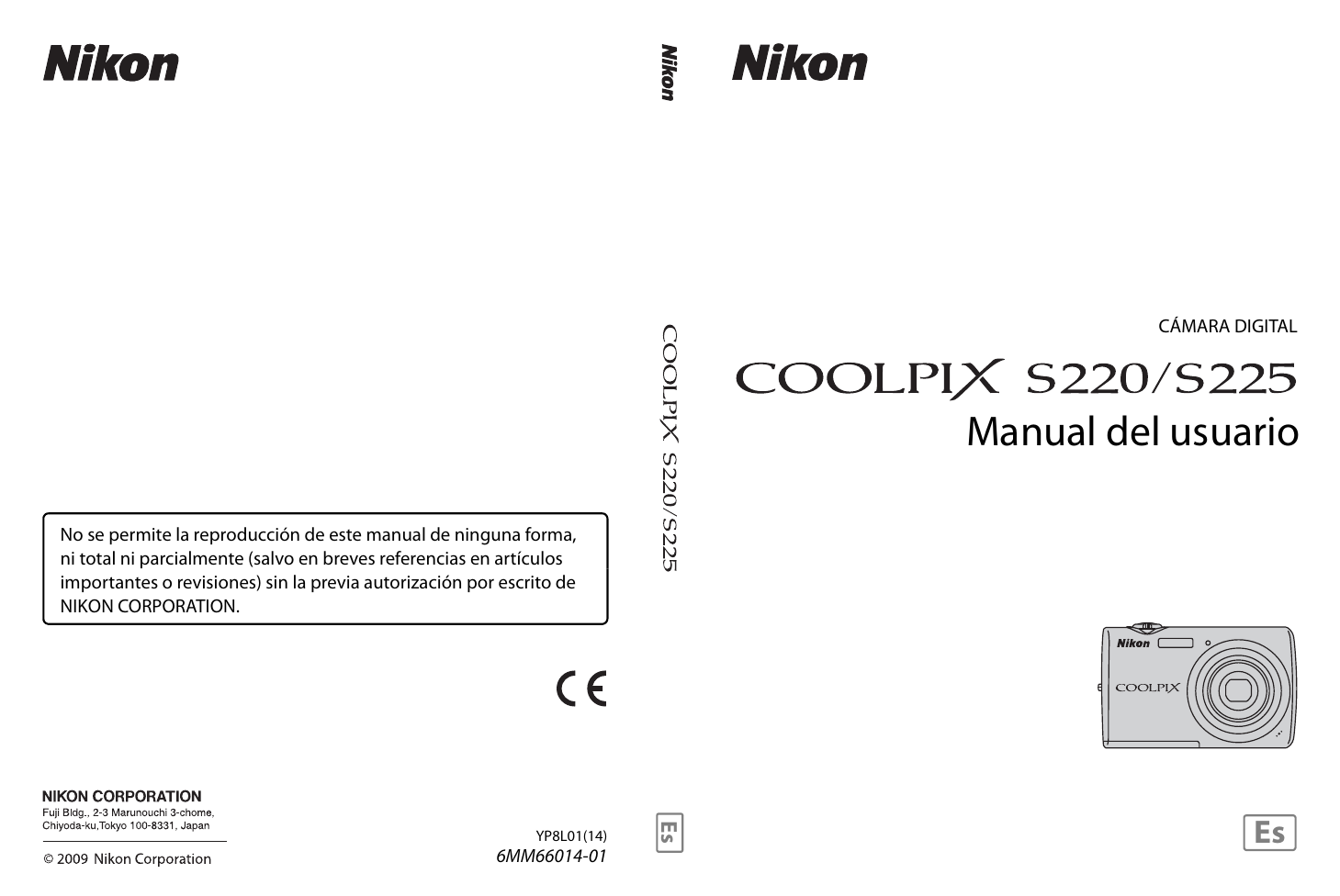 Nikon Coolpix S225 Manual de usuario | Manualzz