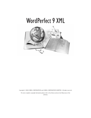 Corel WordPerfect 9 XML Guide | Manualzz