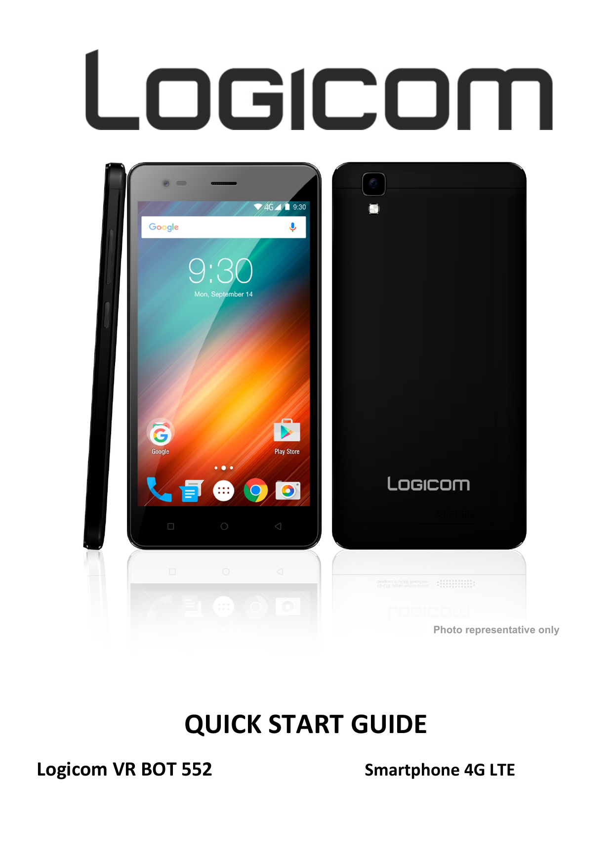 Logicom VR Bot 552 Quick start guide | Manualzz