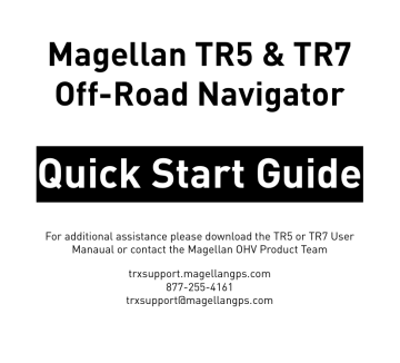 Magellan TR7 Quick Start Guide | Manualzz
