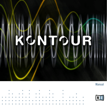 Native Instruments Kontour Instructions | Manualzz