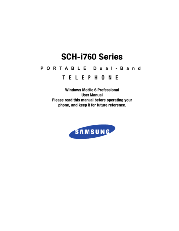 Samsung SCH-I760 Verizon Wireless User Manual | Manualzz