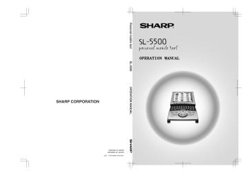 Sharp Zaurus SL-5500 Operation Manuals | Manualzz