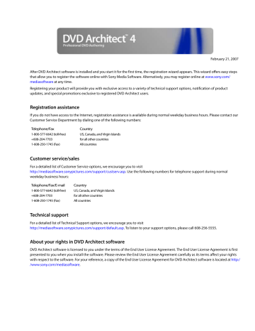 Sony DVD Architect Pro 4.0 User Guide | Manualzz