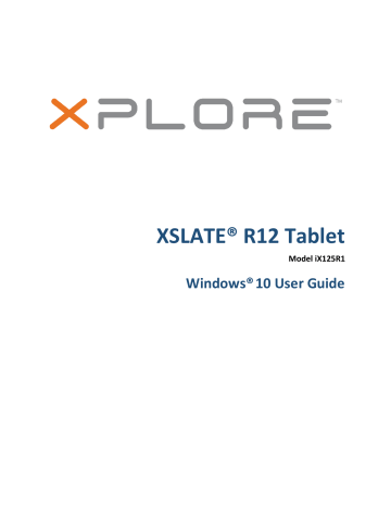 Zebra XSlate R12 Windows 10 User guide | Manualzz