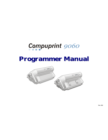 Compuprint 9060 Impact Printer Manual | Manualzz