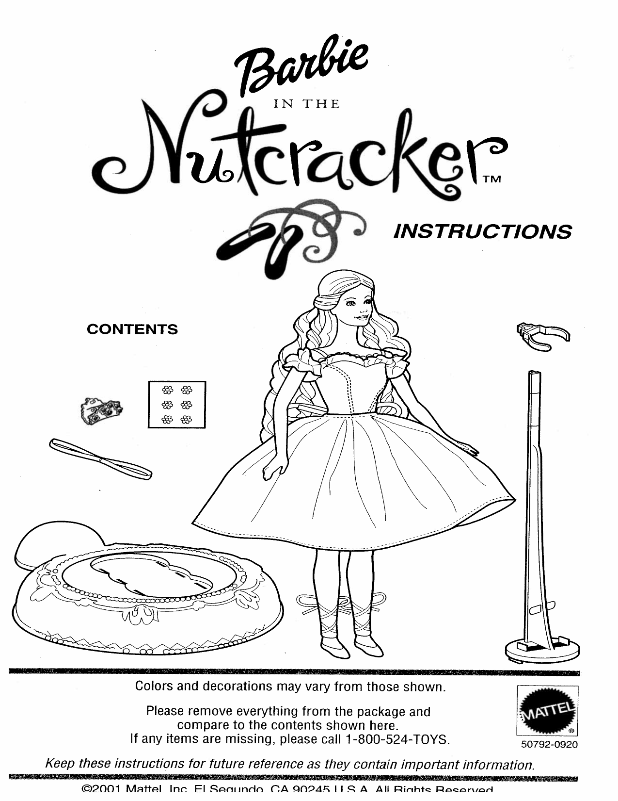 Mattel Barbie In The Nutcracker Barbie Doll The Sugarplum Princess ...