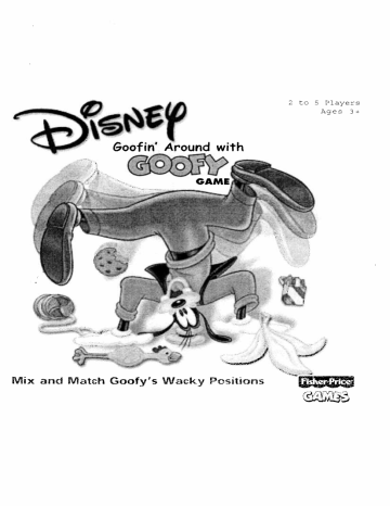 Mattel Goofin’ Around with Goofy Game Instruction Sheet | Manualzz