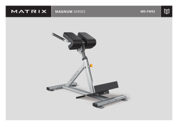 Matrix MD-FW52 Magnum MI Back Trainer 取扱説明書 | Manualzz
