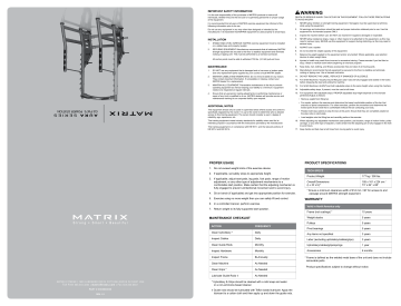Matrix G3-FW73 Aura Power Station Owner's Guide | Manualzz