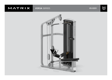 Matrix VS-S331 Versa Combo Lat Pulldown / Seated Row 取扱説明書 | Manualzz