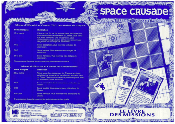MB SPACE CRUSADE (LIVRE DES MISSIONS) Owner Manual | Manualzz