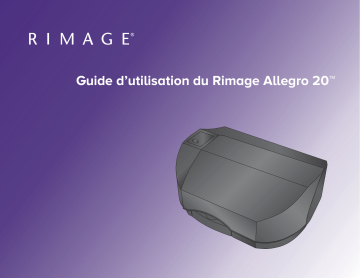 Rimage Allegro 20 Mode d'emploi | Manualzz