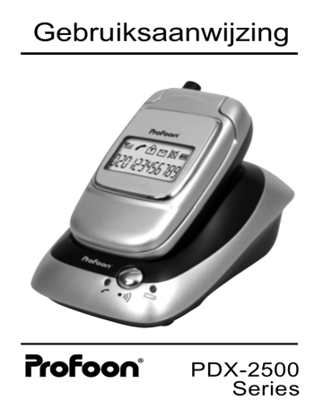 Profoon PDX-2500 Series de handleiding | Manualzz