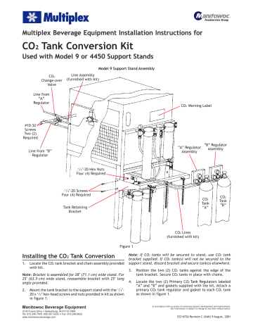 Multiplex 4450 CO2 Conversion Installation Guide | Manualzz
