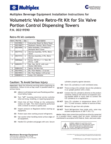 Multiplex Volumetric Valve Retrofit Kit Installation Guide | Manualzz