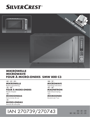 Silvercrest SMW 800 C3 - IAN 270739 El manual del propietario | Manualzz