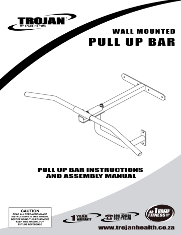 Trojan Pull Up Bar Owner's Manual | Manualzz