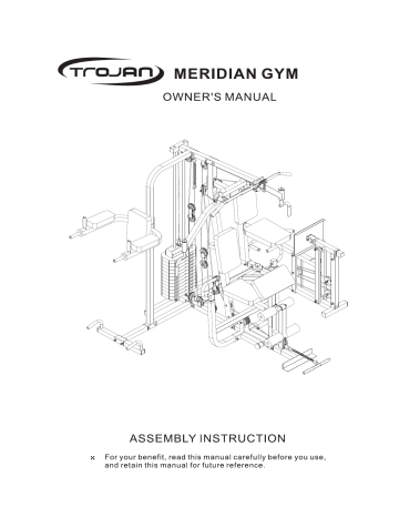 Trojan Meridian Home Gym Owner's Manual | Manualzz