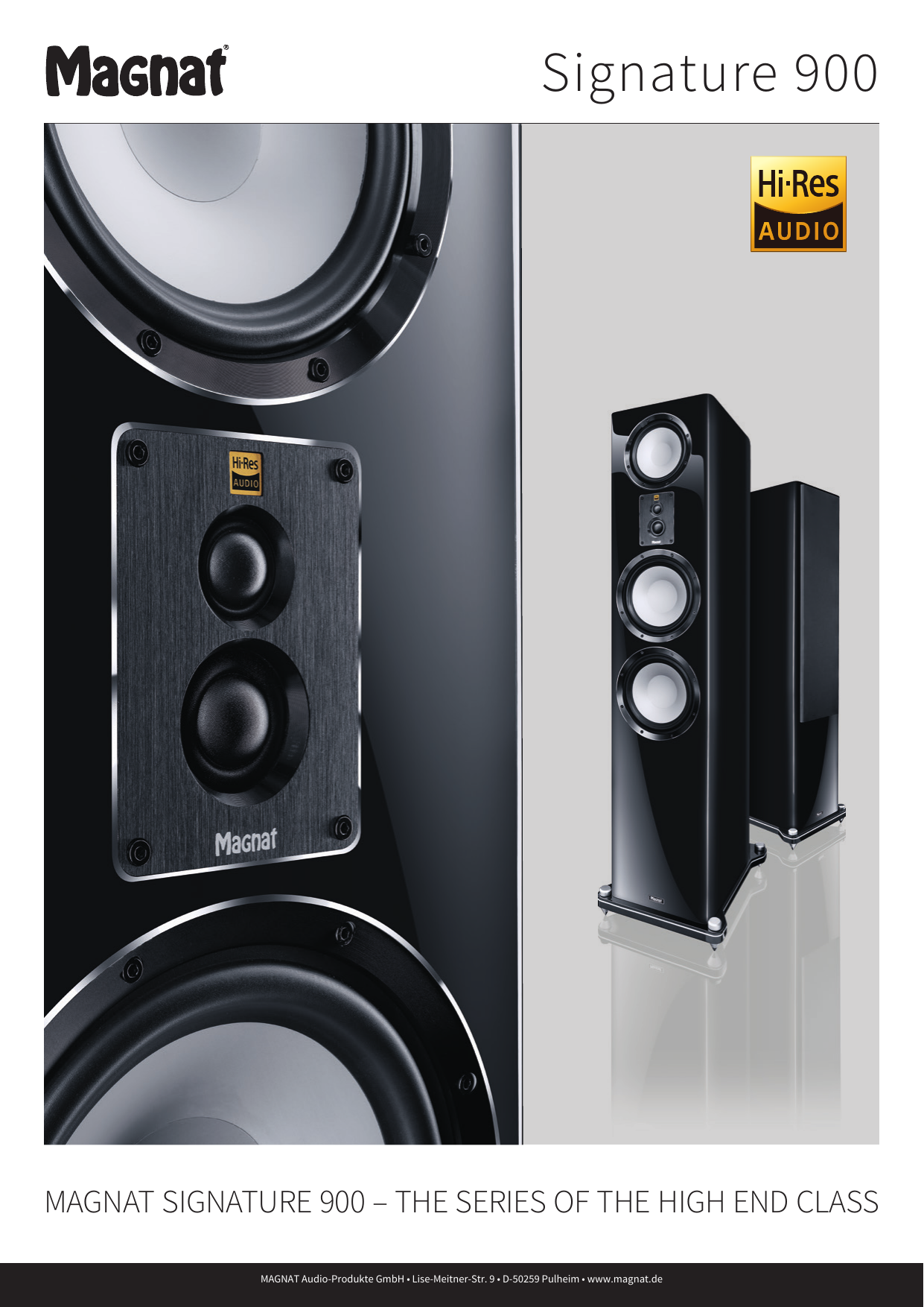 Magnat Audio Signature Sub 930A, Signature Center 93, Signature 903 ...