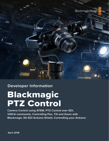 Blackmagic PTZ Control Instruction Manual | Manualzz