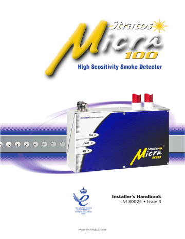 STRATOS Micra 100 Installer's Handbook | Manualzz