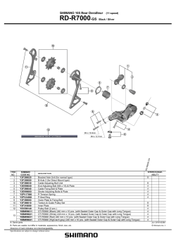 Shimano RD-R7000 - User manual, User's manual | manualzz.com